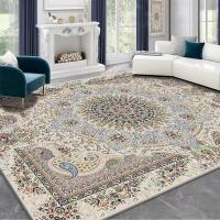 China Customizable Polyester Wool Spinning Carpet Rug for Living Room Bedroom 80x120cm for sale
