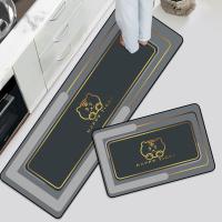 China Anti Slip Anti Oil Washable Kitchen Carpet Anti Fatigue Runner 40x60 cm for sale