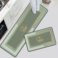 China Anti Slip Anti Oil Washable Kitchen Carpet Anti Fatigue Runner 40x60 cm for sale