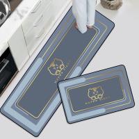 China Anti Slip Anti Oil Washable Kitchen Carpet Anti Fatigue Runner 40x60 cm for sale