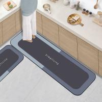 China Anti Slip Anti Oil Washable Kitchen Carpet Anti Fatigue Runner 40x60 cm for sale