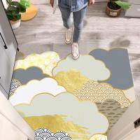 China Customizable PVC Entry Door Mat Non Washable Floor Carpet Rug 80x120cm for sale