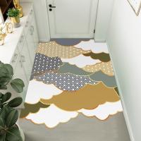 China Customizable PVC Entry Door Mat Non Washable Floor Carpet Rug 80x120cm for sale