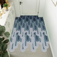 China Customizable PVC Entry Door Mat Non Washable Floor Carpet Rug 80x120cm for sale