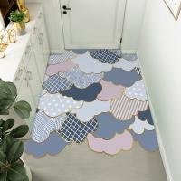 China Customizable PVC Entry Door Mat Non Washable Floor Carpet Rug 80x120cm for sale