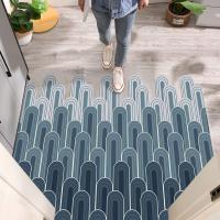 China Customizable PVC Entry Door Mat Non Washable Floor Carpet Rug 80x120cm for sale