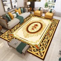 China European Ancient Living Room Floor Carpet 80x120cm Polyester Area Rug Under Couch for sale