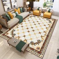 China European Ancient Living Room Floor Carpet 80x120cm Polyester Area Rug Under Couch for sale