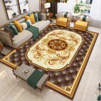 China European Ancient Living Room Floor Carpet 80x120cm Polyester Area Rug Under Couch for sale