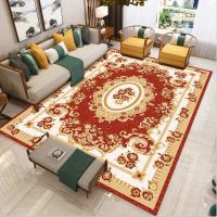 China European Ancient Living Room Floor Carpet 80x120cm Polyester Area Rug Under Couch for sale