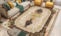 China European Ancient Living Room Floor Carpet 80x120cm Polyester Area Rug Under Couch for sale