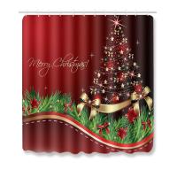 China Custom Christmas Snowman Bath Mat Set 45x75cm Anti Skid Polyester Non Slip Floor Mats for sale