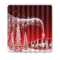 China Custom Christmas Snowman Bath Mat Set 45x75cm Anti Skid Polyester Non Slip Floor Mats for sale