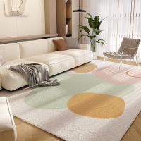 China Custom Polyester Machine Woven Area Rug 80x120cm Living Room Floor Carpet for sale