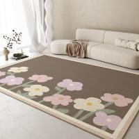 China Crystal Velvet Floor Carpet Rug Living Room Polyester 200x300cm for sale