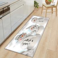 China Christmas Long Strip Washable Kitchen Carpet 40x120cm Polyester for Sofa Area for sale