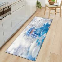 China Christmas Long Strip Washable Kitchen Carpet 40x120cm Polyester for Sofa Area for sale