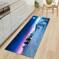 China Christmas Long Strip Washable Kitchen Carpet 40x120cm Polyester for Sofa Area for sale