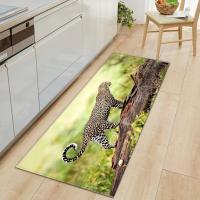 China Custom Polyester Pet Dog Kitchen Floor Mat 40x60cm Water Absorbent Entry Door Mat for sale