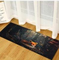 China Custom Polyester Pet Dog Kitchen Floor Mat 40x60cm Water Absorbent Entry Door Mat for sale