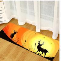 China Custom Polyester Pet Dog Kitchen Floor Mat 40x60cm Water Absorbent Entry Door Mat for sale