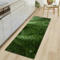 China Lavender Polyester Entrance Door Mat Anti Skid Washable Kitchen Carpet 40x120cm for sale
