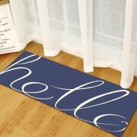 China Modern Personalized Kitchen Floor Mats Long Strip Kitchen Carpet Runner for sale