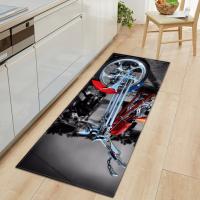 China Modern Personalized Kitchen Floor Mats Long Strip Kitchen Carpet Runner for sale