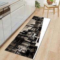 China Modern Personalized Kitchen Floor Mats Long Strip Kitchen Carpet Runner for sale