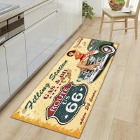 China Modern Personalized Kitchen Floor Mats Long Strip Kitchen Carpet Runner for sale
