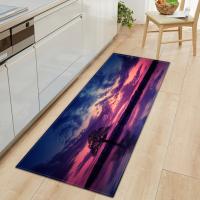China Modern Personalized Kitchen Floor Mats Long Strip Kitchen Carpet Runner for sale
