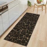 China Long Square Marble Kitchen Floor Mats Stone Pattern Themed Doormat for sale
