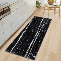 China Long Square Marble Kitchen Floor Mats Stone Pattern Themed Doormat for sale