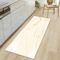 China Long Square Marble Kitchen Floor Mats Stone Pattern Themed Doormat for sale
