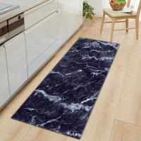 China Long Square Marble Kitchen Floor Mats Stone Pattern Themed Doormat for sale