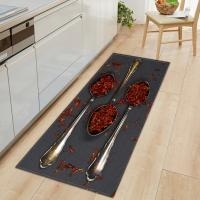 China Machine Washable Anti Skid Kitchen Runner Rug 100% Polyester 40x120cm Living Room Carpet for sale