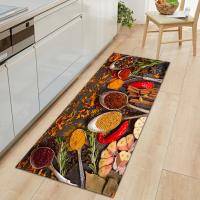 China Machine Washable Anti Skid Kitchen Runner Rug 100% Polyester 40x120cm Living Room Carpet for sale