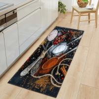 China Machine Washable Anti Skid Kitchen Runner Rug 100% Polyester 40x120cm Living Room Carpet for sale