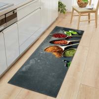 China Machine Washable Anti Skid Kitchen Runner Rug 100% Polyester 40x120cm Living Room Carpet for sale