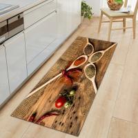 China Machine Washable Anti Skid Kitchen Runner Rug 100% Polyester 40x120cm Living Room Carpet for sale