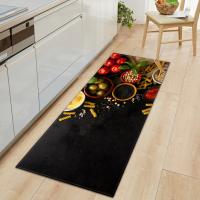 China Machine Washable Anti Skid Kitchen Runner Rug 100% Polyester 40x120cm Living Room Carpet for sale