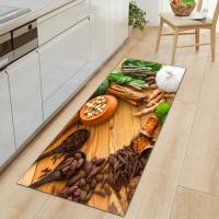 China Machine Washable Anti Skid Kitchen Runner Rug 100% Polyester 40x120cm Living Room Carpet for sale
