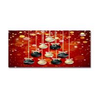 China Christmas Tree Non Slip Bathroom Mat 60x180cm Polyester Water Absorbent Floor Carpet for sale
