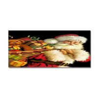 China Christmas Tree Non Slip Bathroom Mat 60x180cm Polyester Water Absorbent Floor Carpet for sale