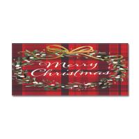 China Christmas Tree Non Slip Bathroom Mat 60x180cm Polyester Water Absorbent Floor Carpet for sale