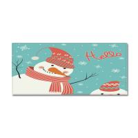China Christmas Tree Non Slip Bathroom Mat 60x180cm Polyester Water Absorbent Floor Carpet for sale