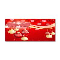 China Christmas Tree Non Slip Bathroom Mat 60x180cm Polyester Water Absorbent Floor Carpet for sale