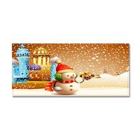 China Christmas Tree Non Slip Bathroom Mat 60x180cm Polyester Water Absorbent Floor Carpet for sale