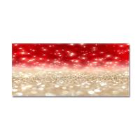 China Christmas Tree Non Slip Bathroom Mat 60x180cm Polyester Water Absorbent Floor Carpet for sale