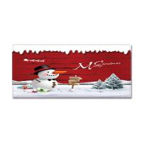 China Christmas Tree Non Slip Bathroom Mat 60x180cm Polyester Water Absorbent Floor Carpet for sale